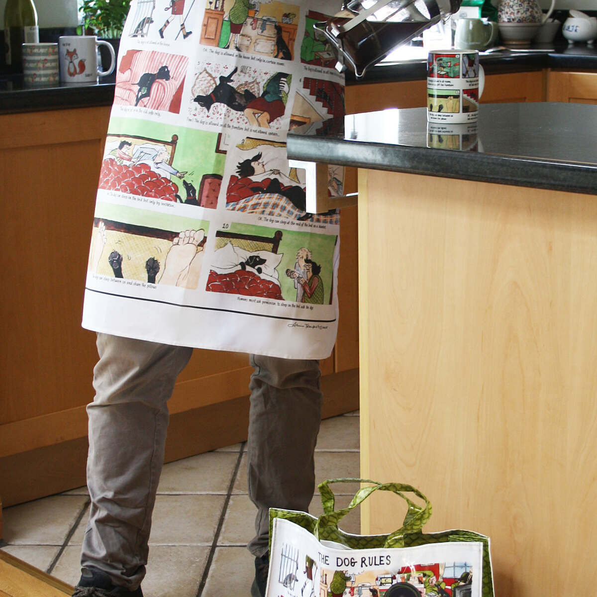 Tottering Collection | Annie Tempest Tea Towels | Samuel Lamont