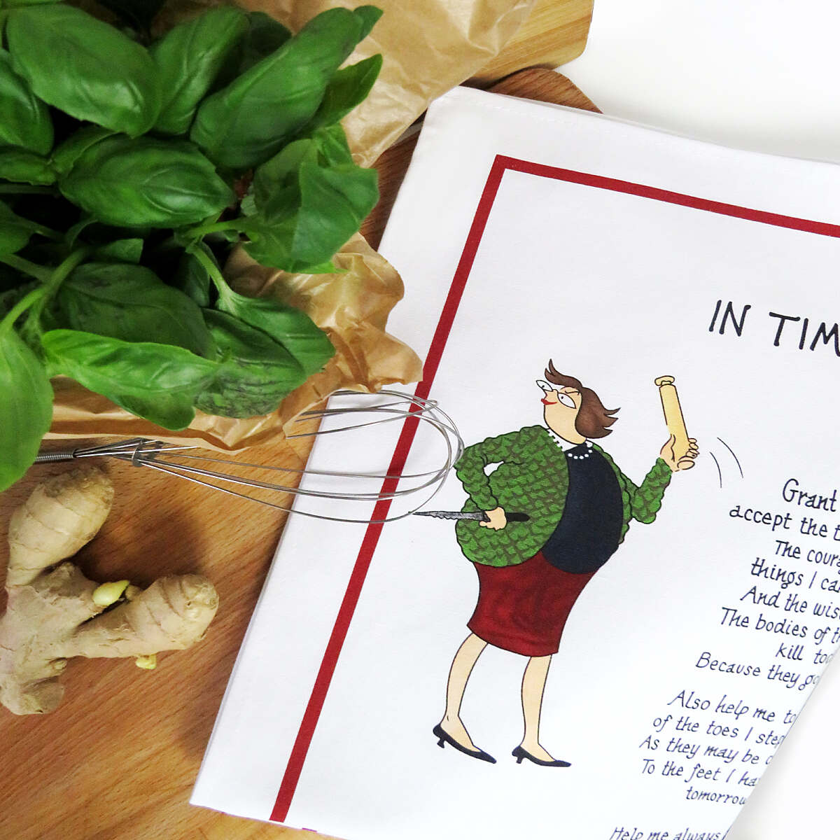 Tottering Collection | Annie Tempest Tea Towels | Samuel Lamont