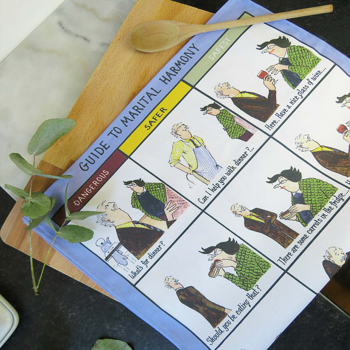 Tottering Collection | Annie Tempest Tea Towels | Samuel Lamont