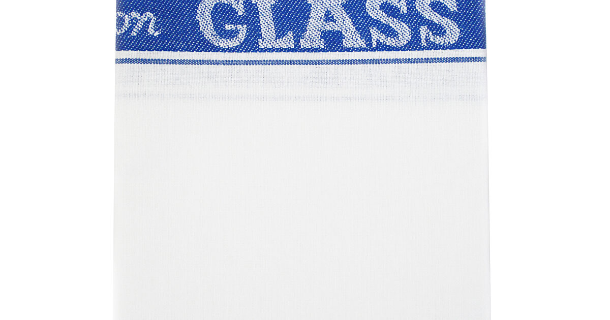 Linen Union Glass Cloth Blue | Samuel Lamont