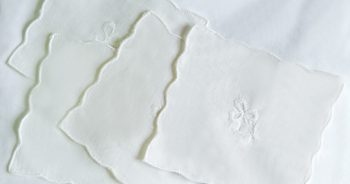 Linen Cocktail Mats | Samuel Lamont