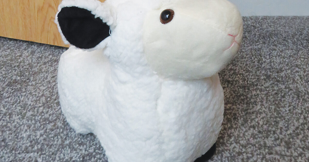 Cream Sheep Face Doorstop | Samuel Lamont