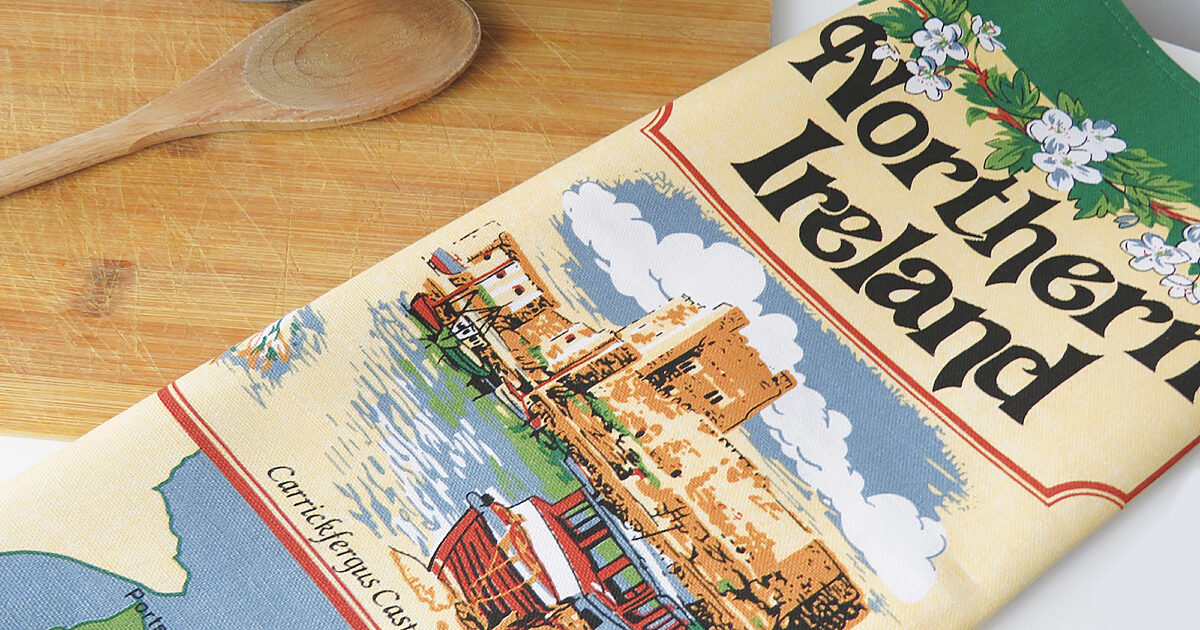 Northern Ireland Tea Towel | Traditional Irish linen… | Samuel Lamont